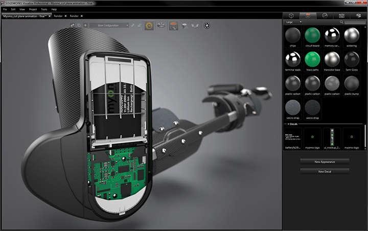 SOLIDWORKS Visualize creates dynamic product images for design